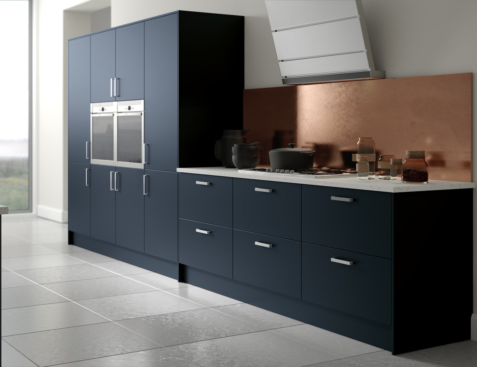 SJB - TKC Vivo Slab Matt Kitchen Doors - Trade Kitchens Supplier