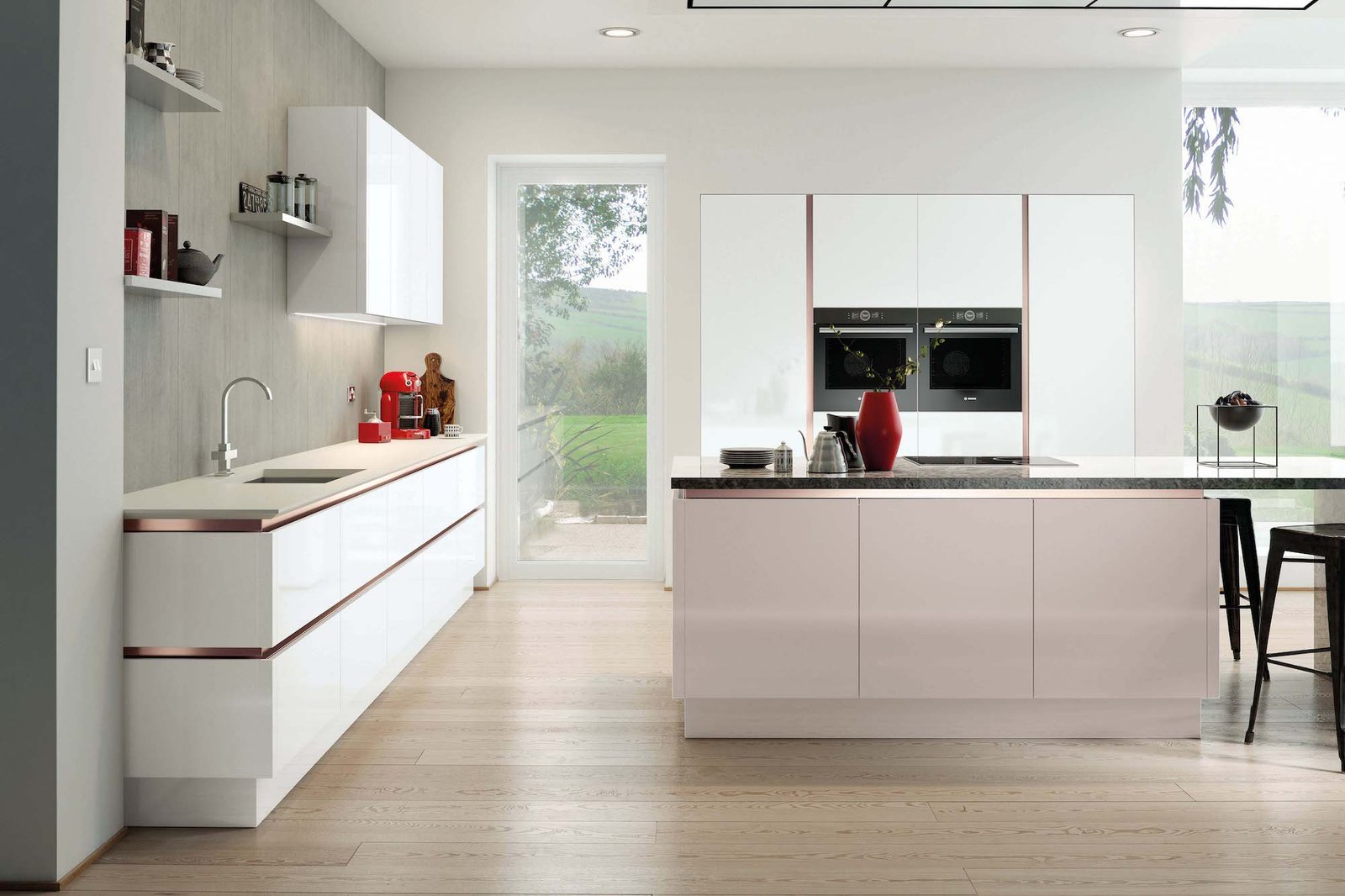 TKC Vivo Gloss for Vero Handleless Kitchen - SJB Trade Kitchens